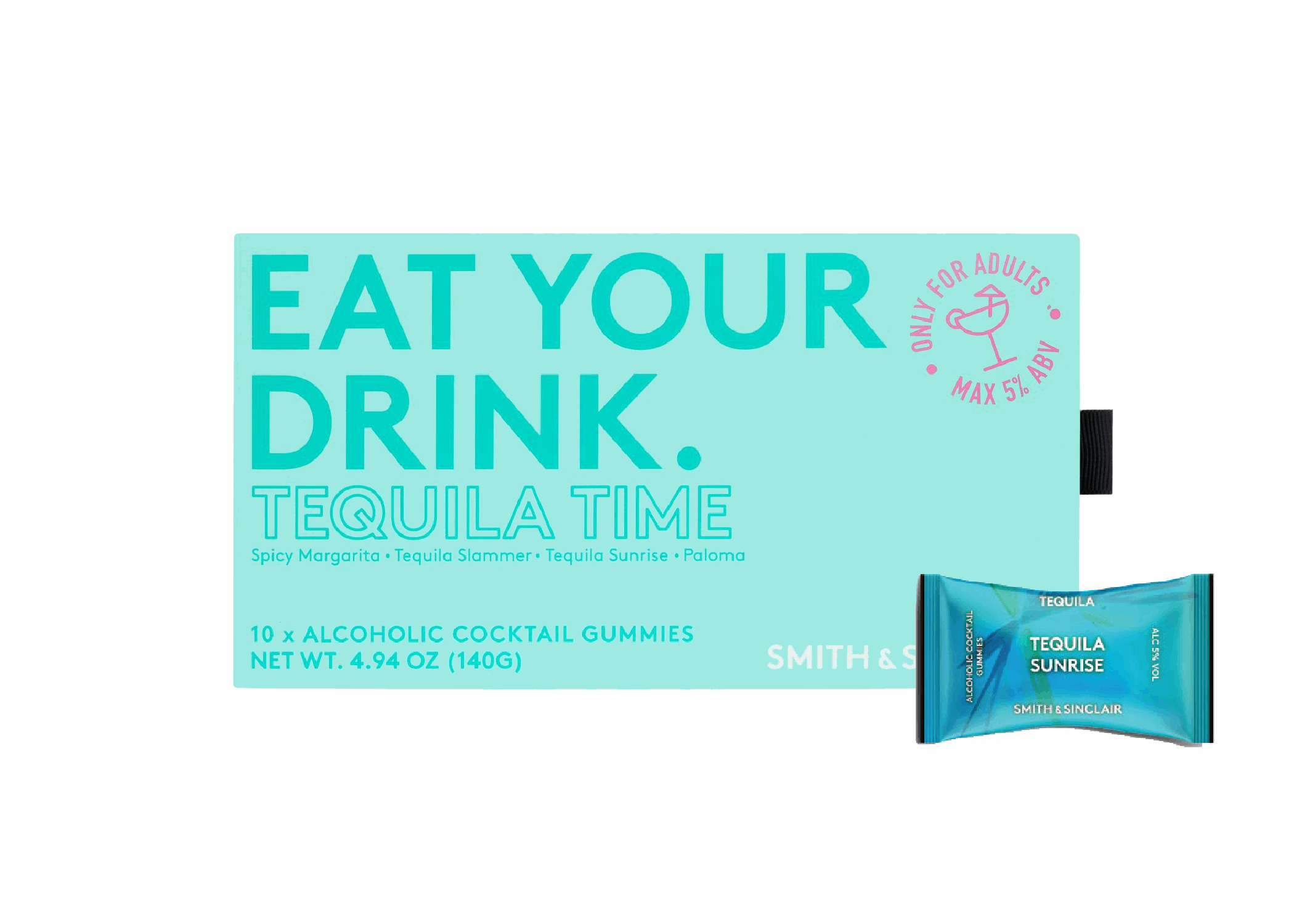 The Tequila Time Box Selection of Alcoholic Gummies